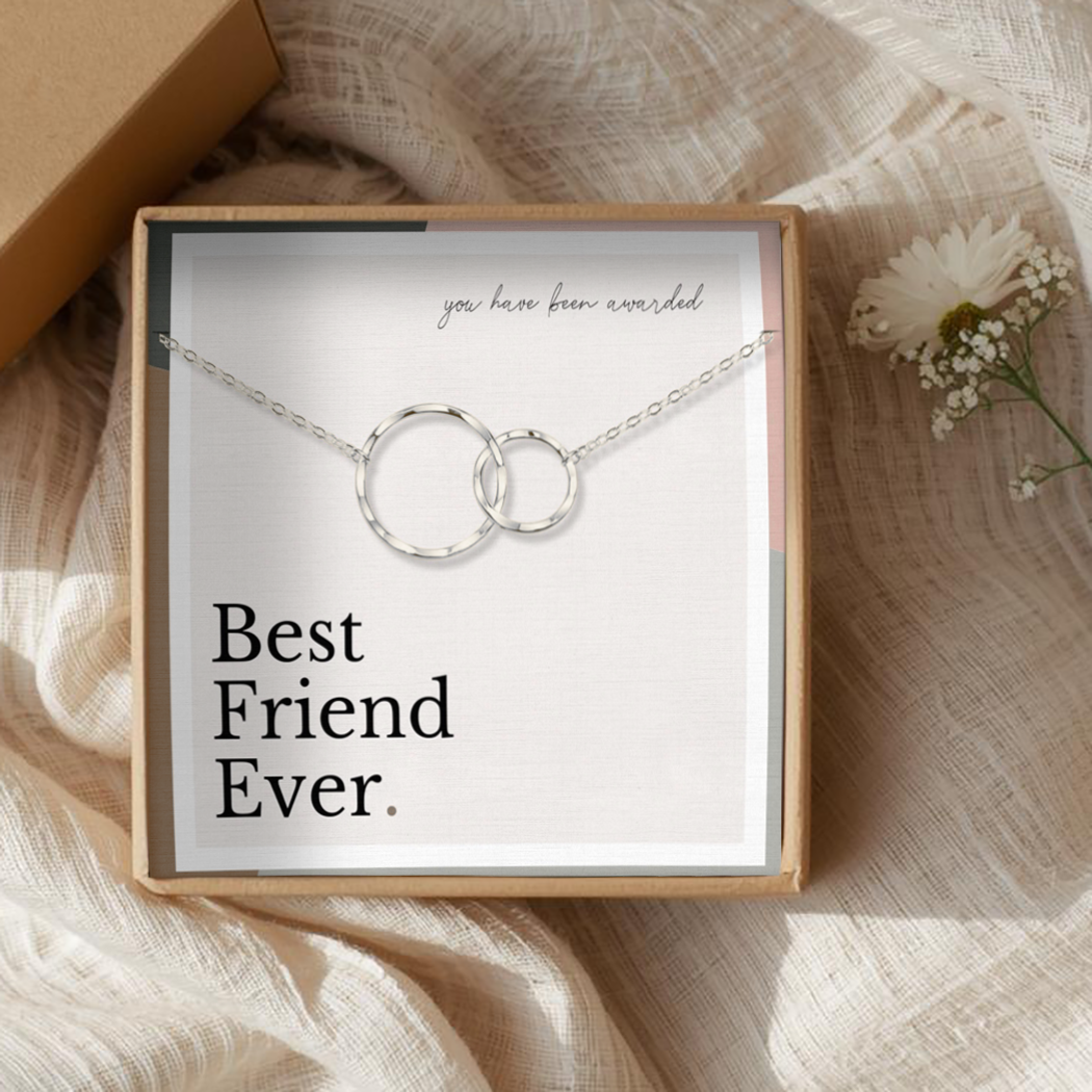 Jewellery Gifts for Her - Forever Connected Two-Link Necklace - “Best ...