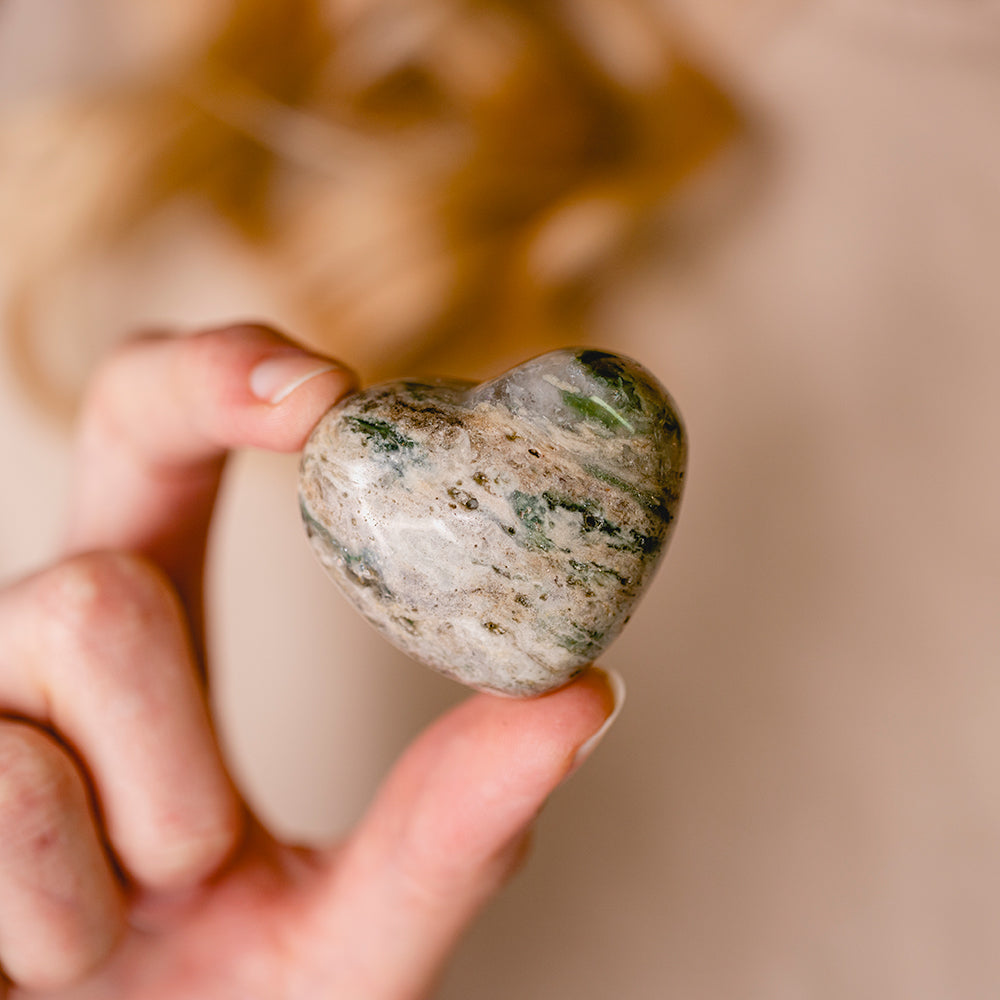 Ocean Jasper Heart - Shop Gemstone Hearts for Meditation and Anxiety ...